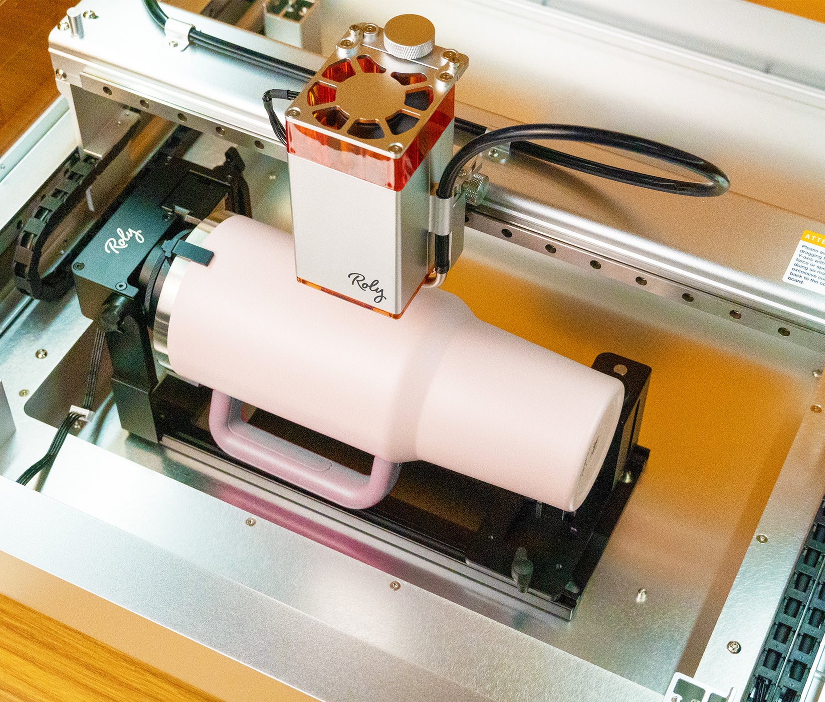 Bottom Drop-Down Extension Mod for LaserMATIC Mk2 – Roly Automation