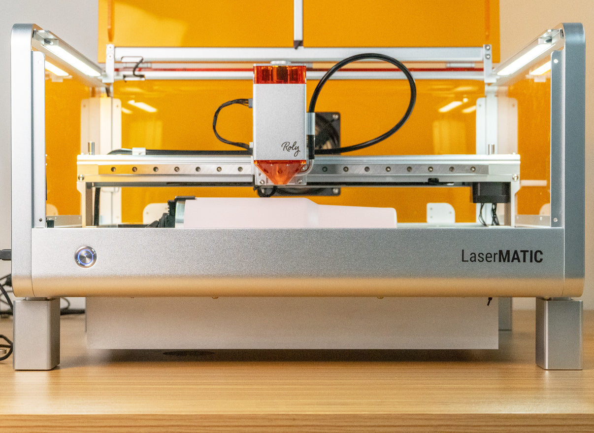 Bottom Drop-Down Extension Mod for LaserMATIC Mk2 – Roly Automation
